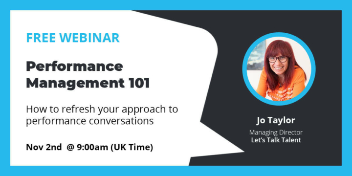 Performance Management 101: Refresh your approach to performance – Free Webinar | Let's Talk Talent