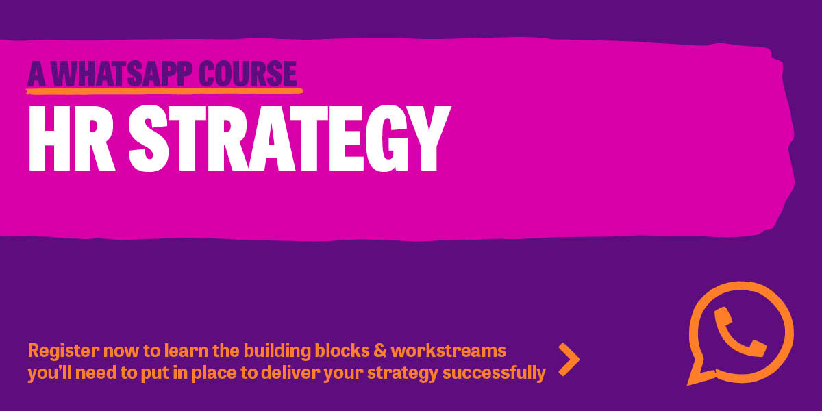 HR Strategy 101 Course on WhatsApp | Let's Talk Talent