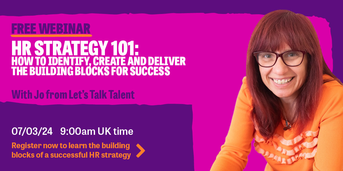 HR Strategy 101 – Free Webinar | Let's Talk Talent