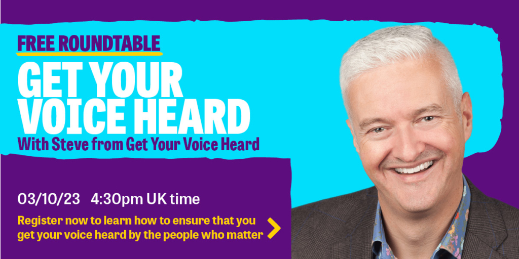 Get Your Voice Heard: 90-minute interactive Let’s Talk Talent ...