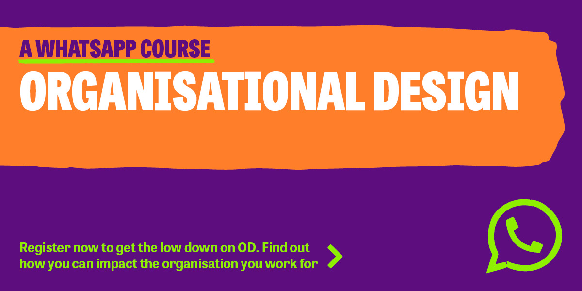 Organisational Design Course on WhatsApp | Let's Talk Talent