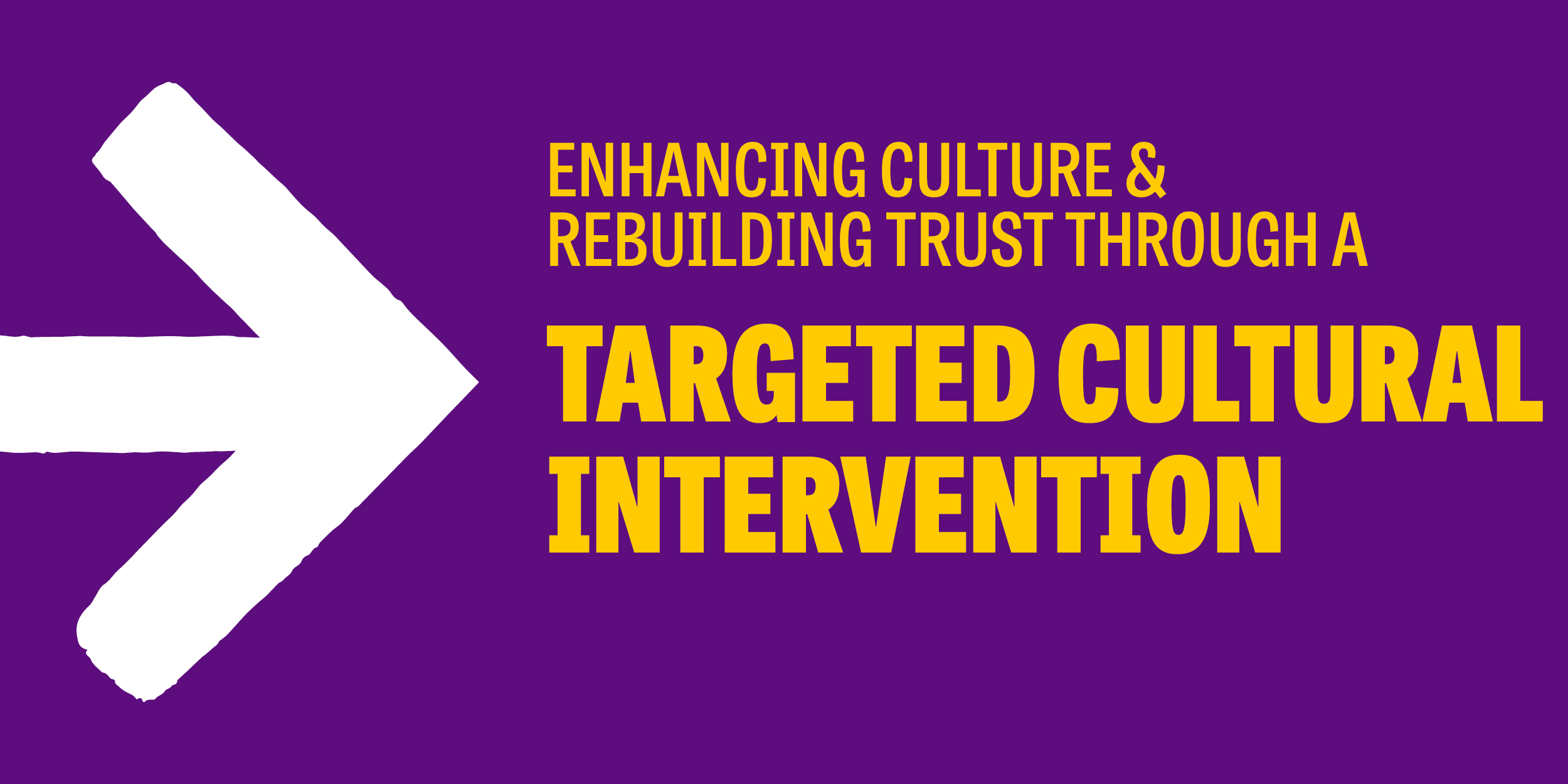 Enhancing Culture and Rebuilding Trust Through a Targeted Cultural ...
